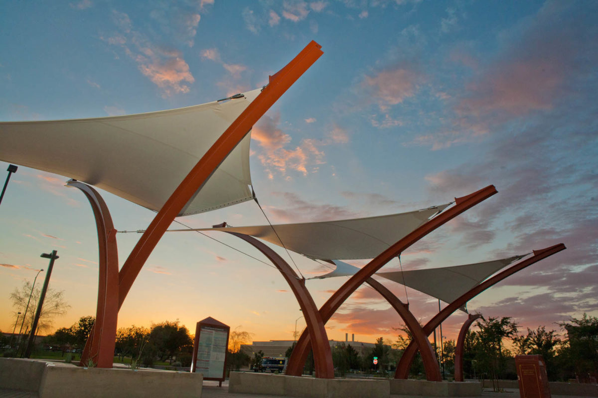 Shade structure foundations - Fabric Architecture Magazine