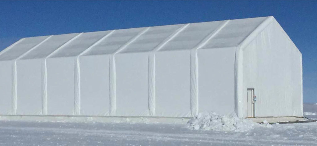 Fabric Structure Built for Extreme Conditions on Greenland Ice Sheet ...